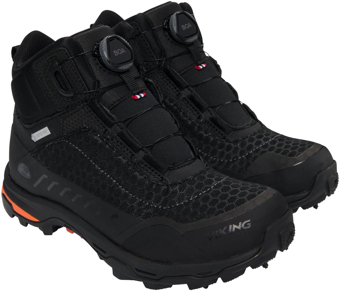 Viking M's Rask Spikes Boa GTX M Black/Orange | Widforss