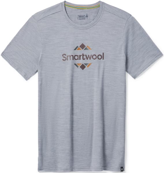 Smartwool M MS150 Logo Tee Light Grey | Widforss