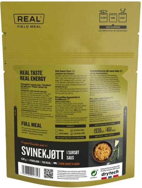 REAL Field Meal Real Field Meal Pork Sweet and Sour 701 kcal | Widforss