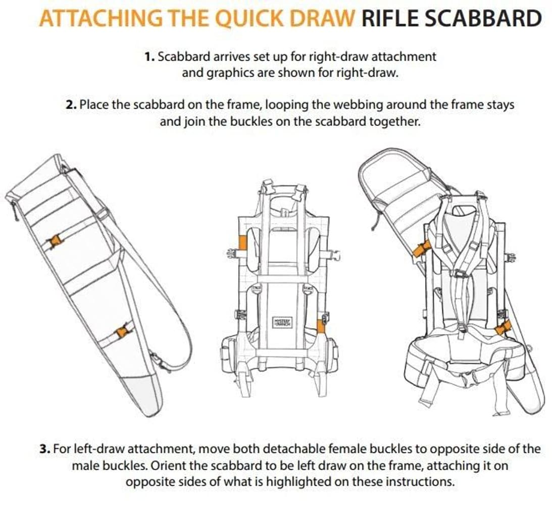 Mystery Ranch Quick Draw Rifle Scabbard Coyote | Widforss