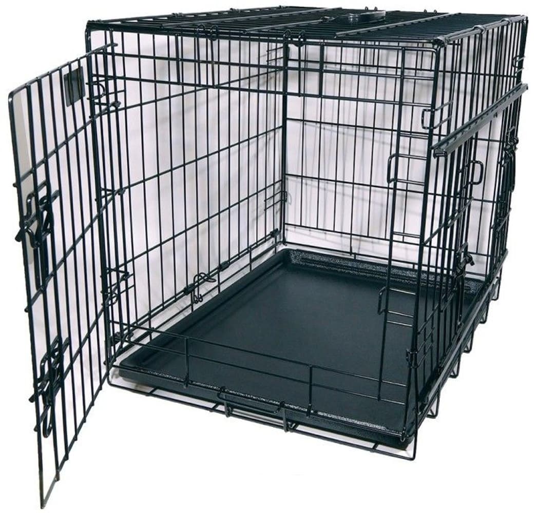 Active Canis Premium Dubbeldoor Cage 61x46x51 cm | Widforss