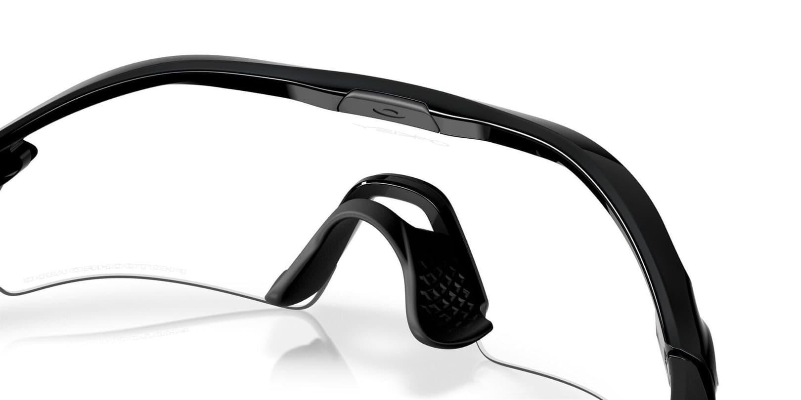 Oakley Radar Plate Polished Black Clear to Black Iridium Photochromic ...